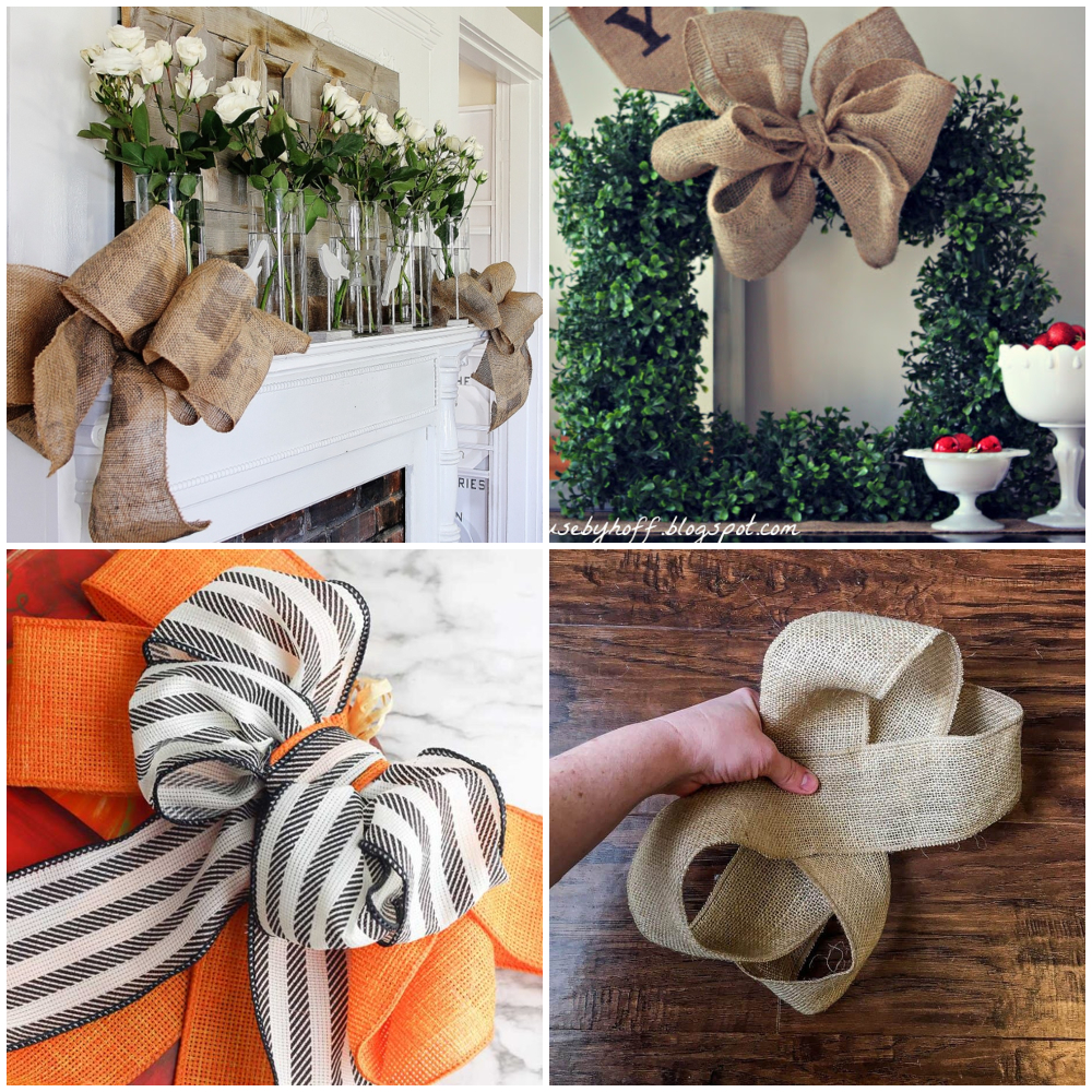 25 Perfect DIY Burlap Bow Ideas - Susie Harris