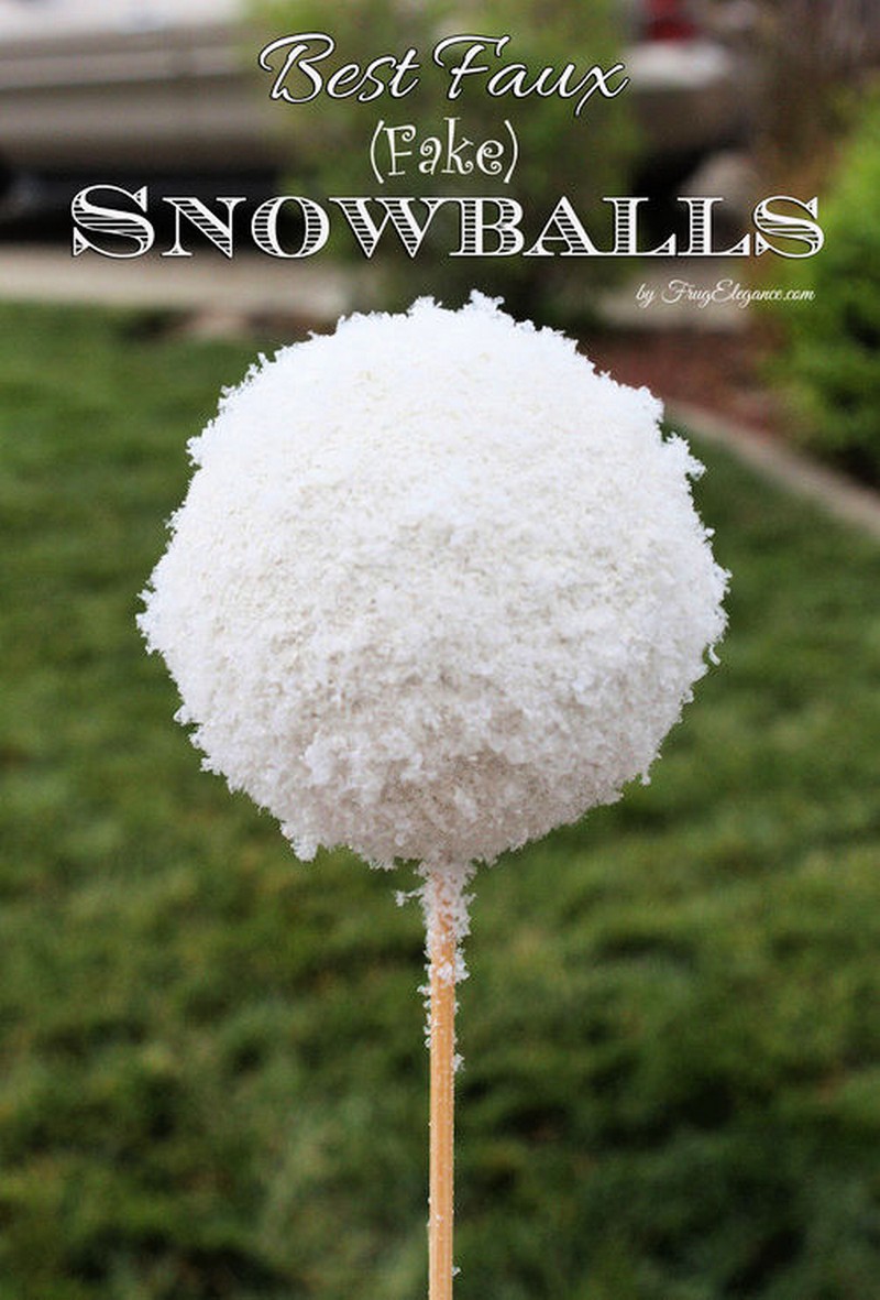 30 DIY Faux Snowballs That Are Very Joyful - Susie Harris