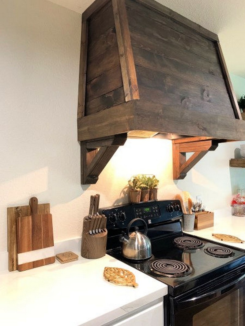 28 DIY Unique Kitchen Hood Vent Ideas - Susie Harris