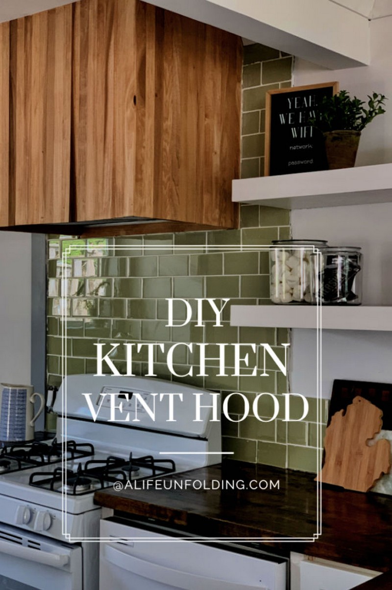 28 DIY Unique Kitchen Hood Vent Ideas - Susie Harris