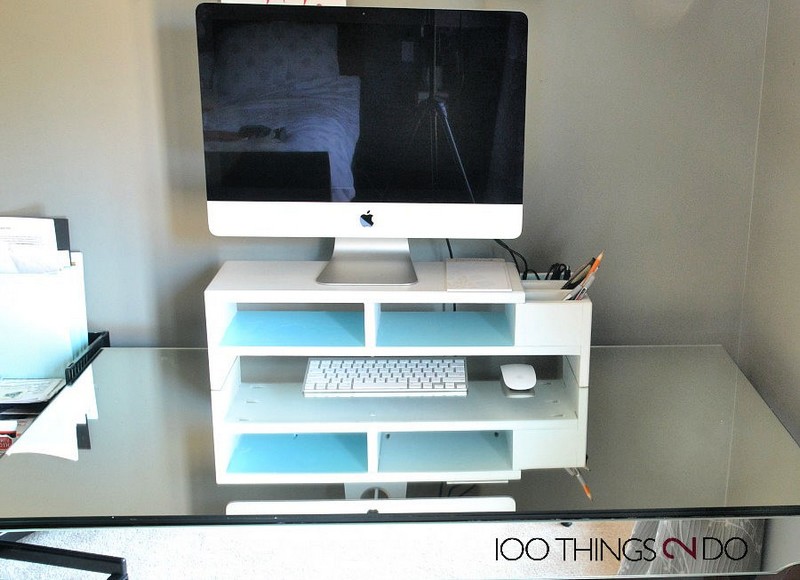 15 DIY Monitor Stand Ideas Free Projects - Susie Harris