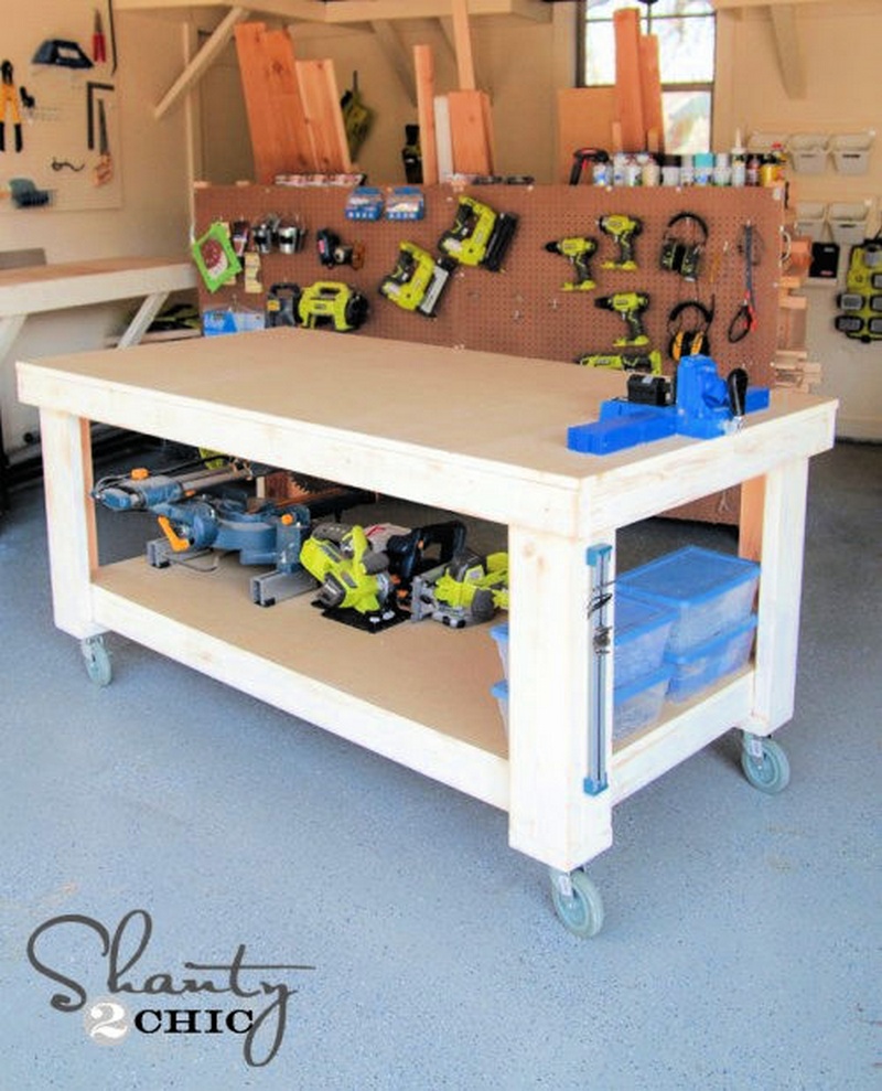 30 DIY Work Bench Ideas That Are Perfect For Your Work - Susie Harris