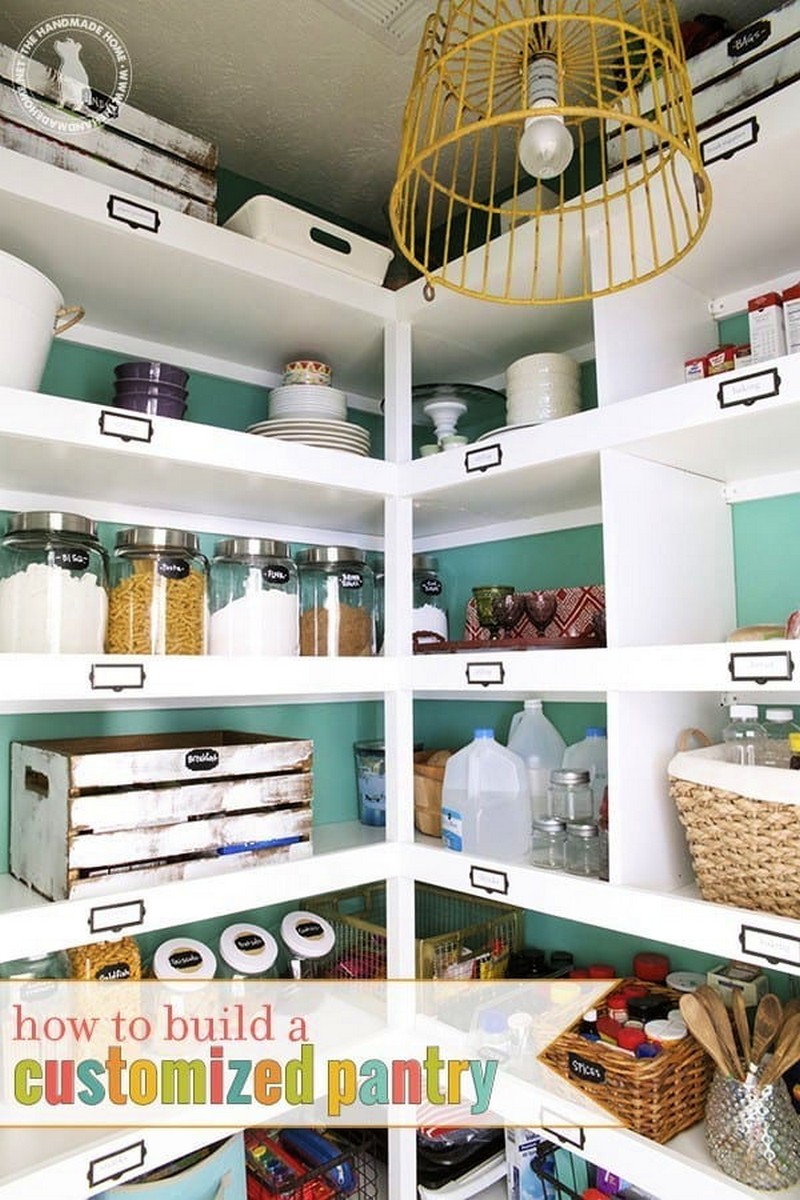 25 Easy DIY Pantry Shelves For Decent Storage - Susie Harris