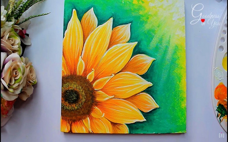 17 Beautiful Sunflower Painting Ideas - Susie Harris