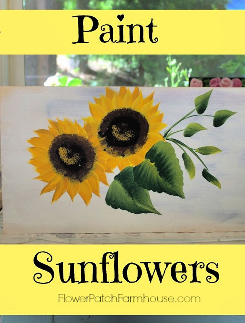 17 Beautiful Sunflower Painting Ideas - Susie Harris