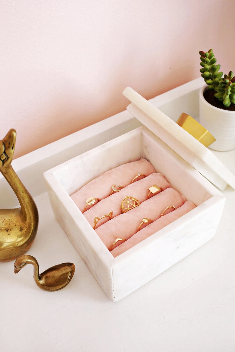 19 DIY Jewelry Box Ideas That Are Perfect - Susie Harris