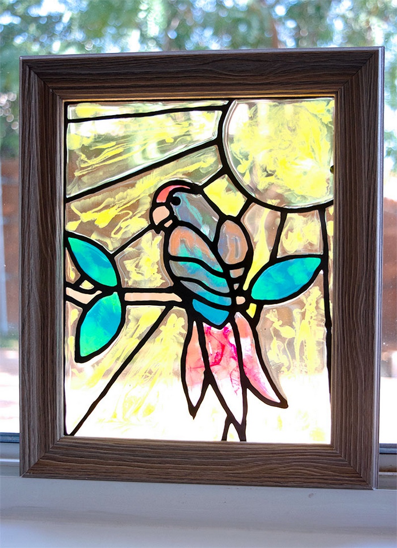 35 DIY Stained Glass Ideas That Are Outstanding - Susie Harris