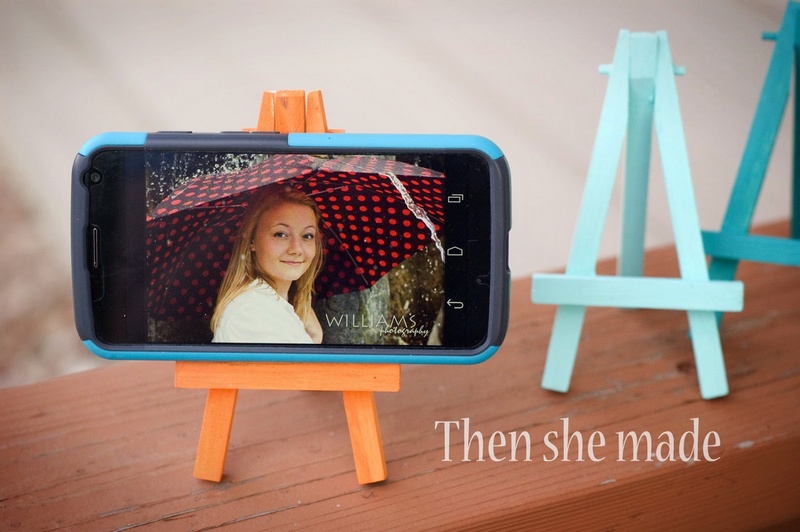 20 DIY Phone Stand Ideas Safe Your Mobile - Susie Harris