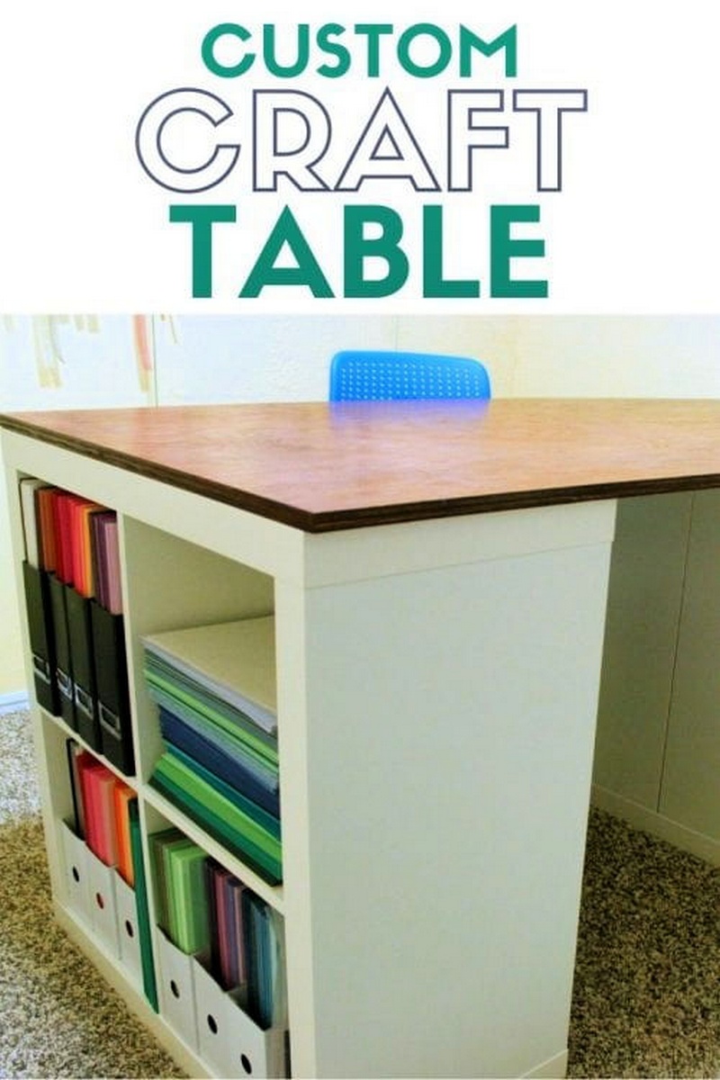 18 DIY Crafting Table Plans For Your Facility - Susie Harris