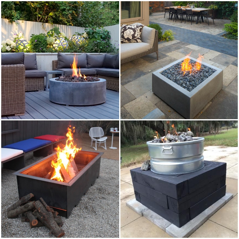 10 DIY Propane Fire Pit Design Ideas - Susie Harris