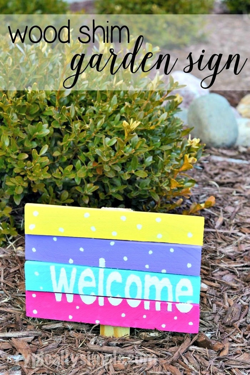 35 Charming Garden Signs DIY - Susie Harris