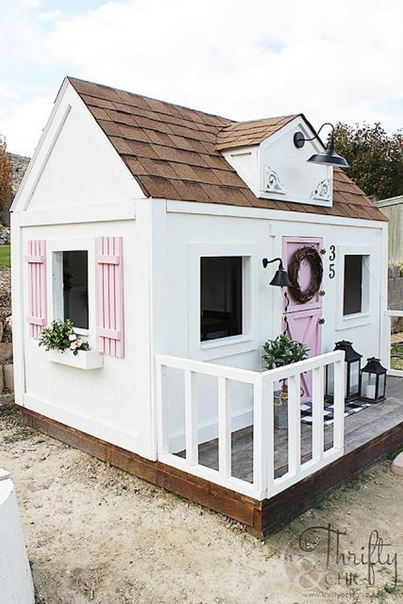 Thirty Homemade Easy DIY Playhouse Ideas - Susie Harris