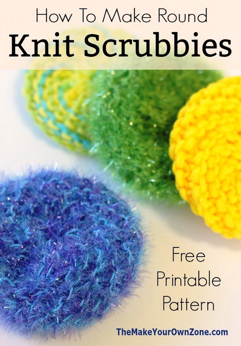 30 DIY Scrubby Yarn Ideas & Free Tutorials - Susie Harris
