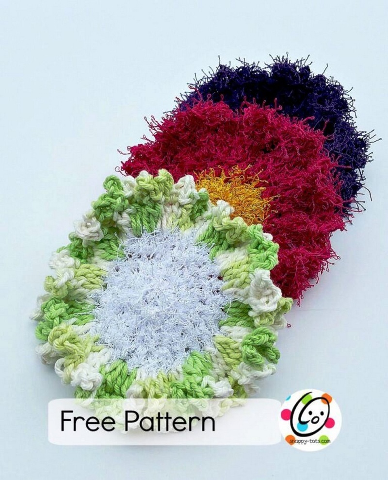 30 DIY Scrubby Yarn Ideas & Free Tutorials - Susie Harris