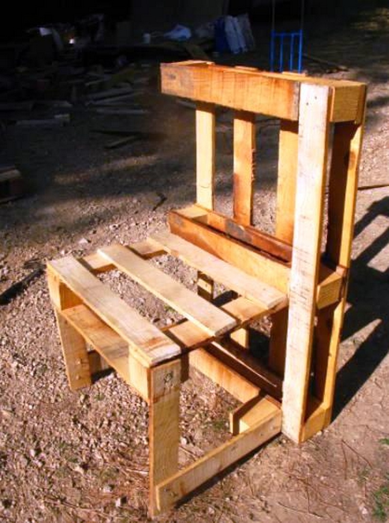 20 DIY Pallet Chair Ideas That Are Best Forever - Susie Harris