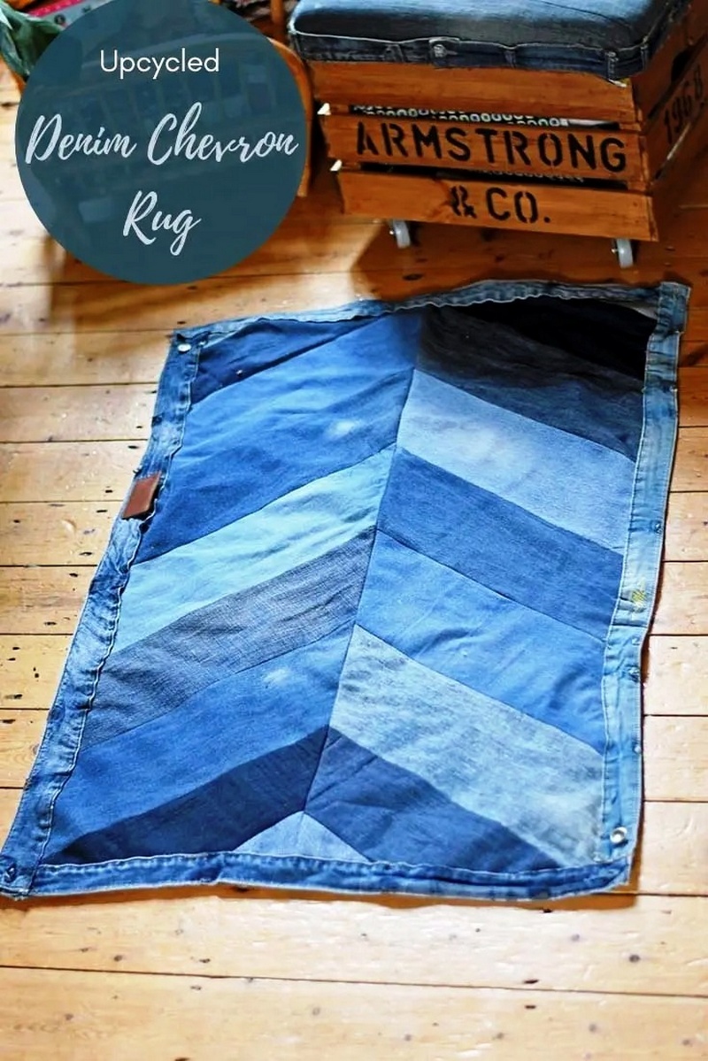 20 DIY Denim Rug Patterns Make A Special Gift - Susie Harris