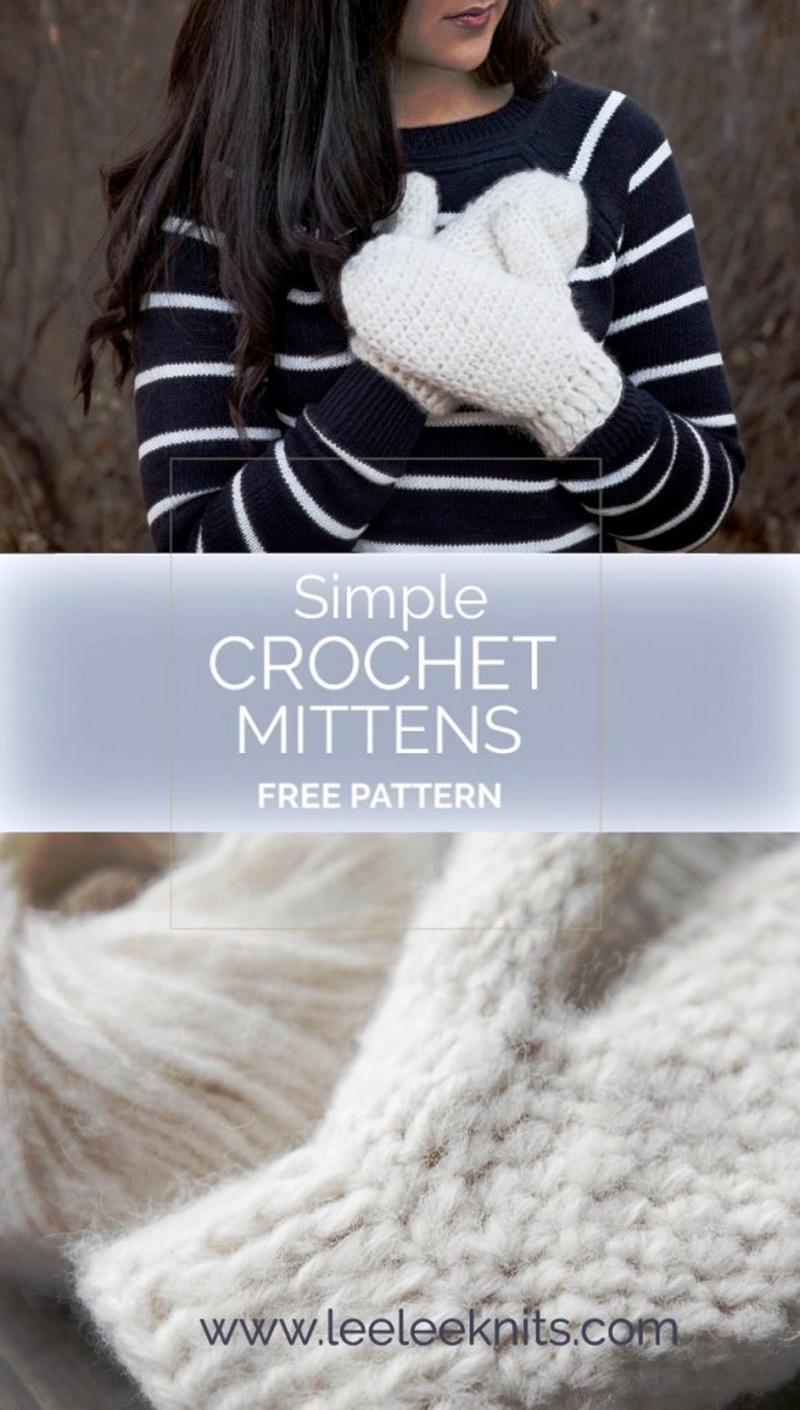 25 Warm And Cozy Mitten Crochet Patterns - Susie Harris