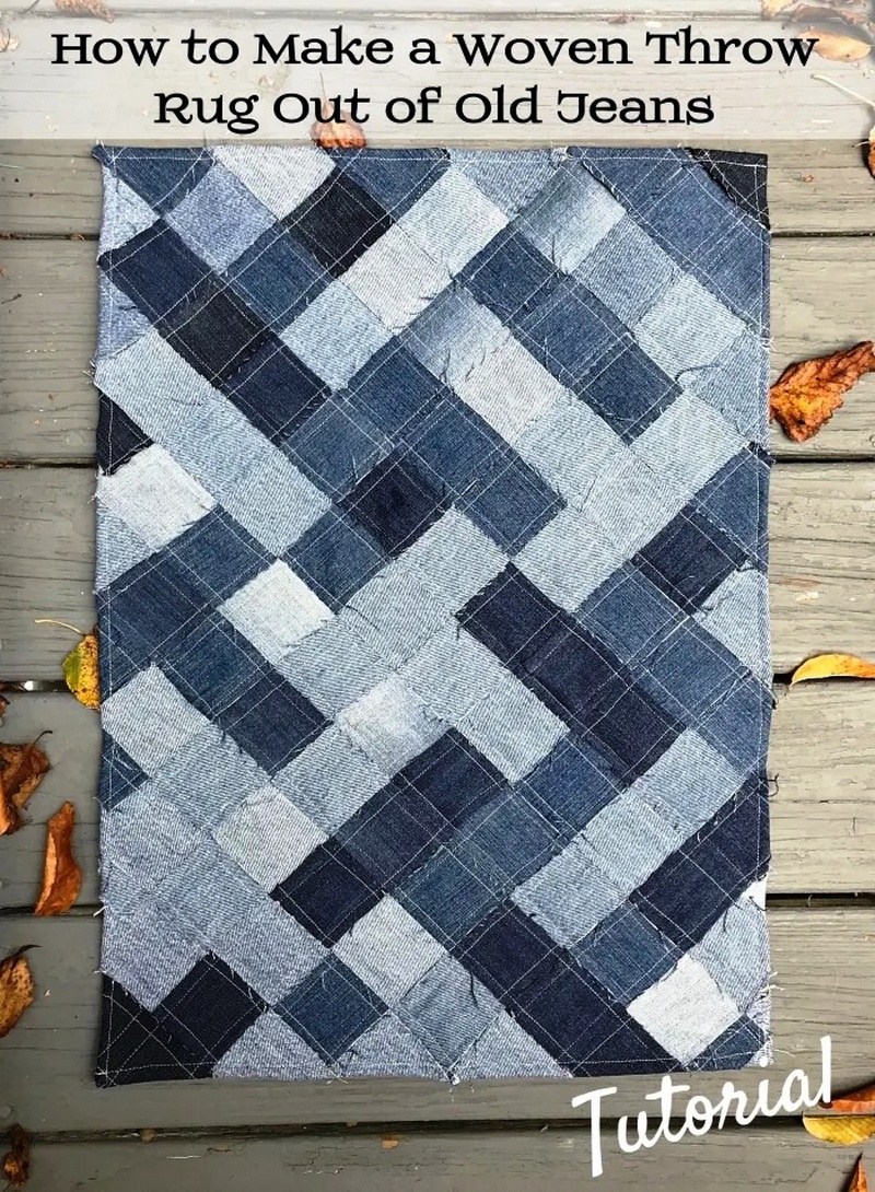 20 DIY Denim Rug Patterns Make A Special Gift - Susie Harris
