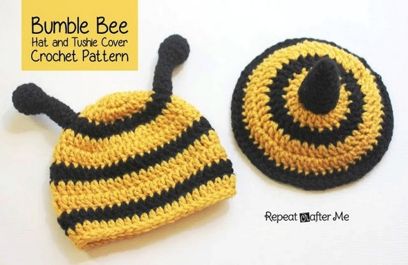 20 Free Crochet Bee Pattern Projects - Susie Harris