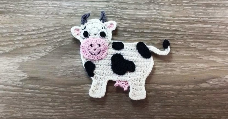 20 Free Cow Crochet Pattern Projects - Susie Harris
