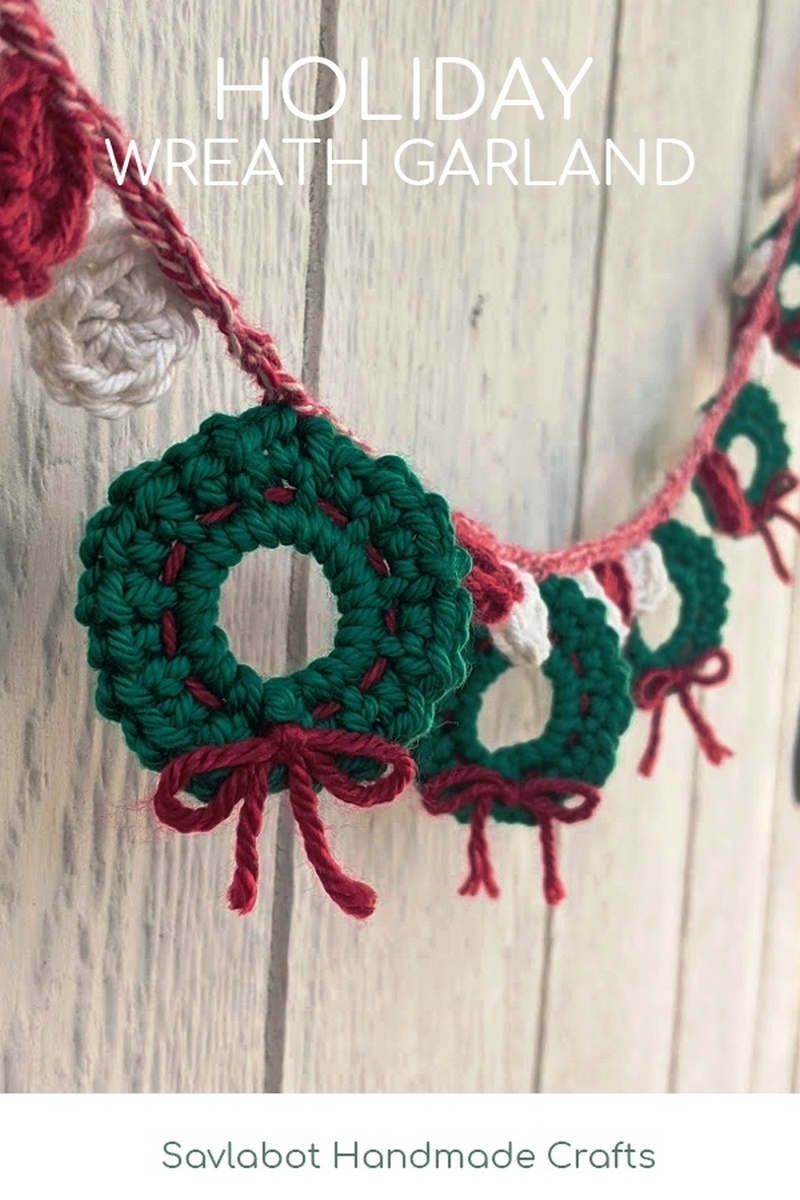 20 Easy & Free Crochet Wreath Patterns - Susie Harris