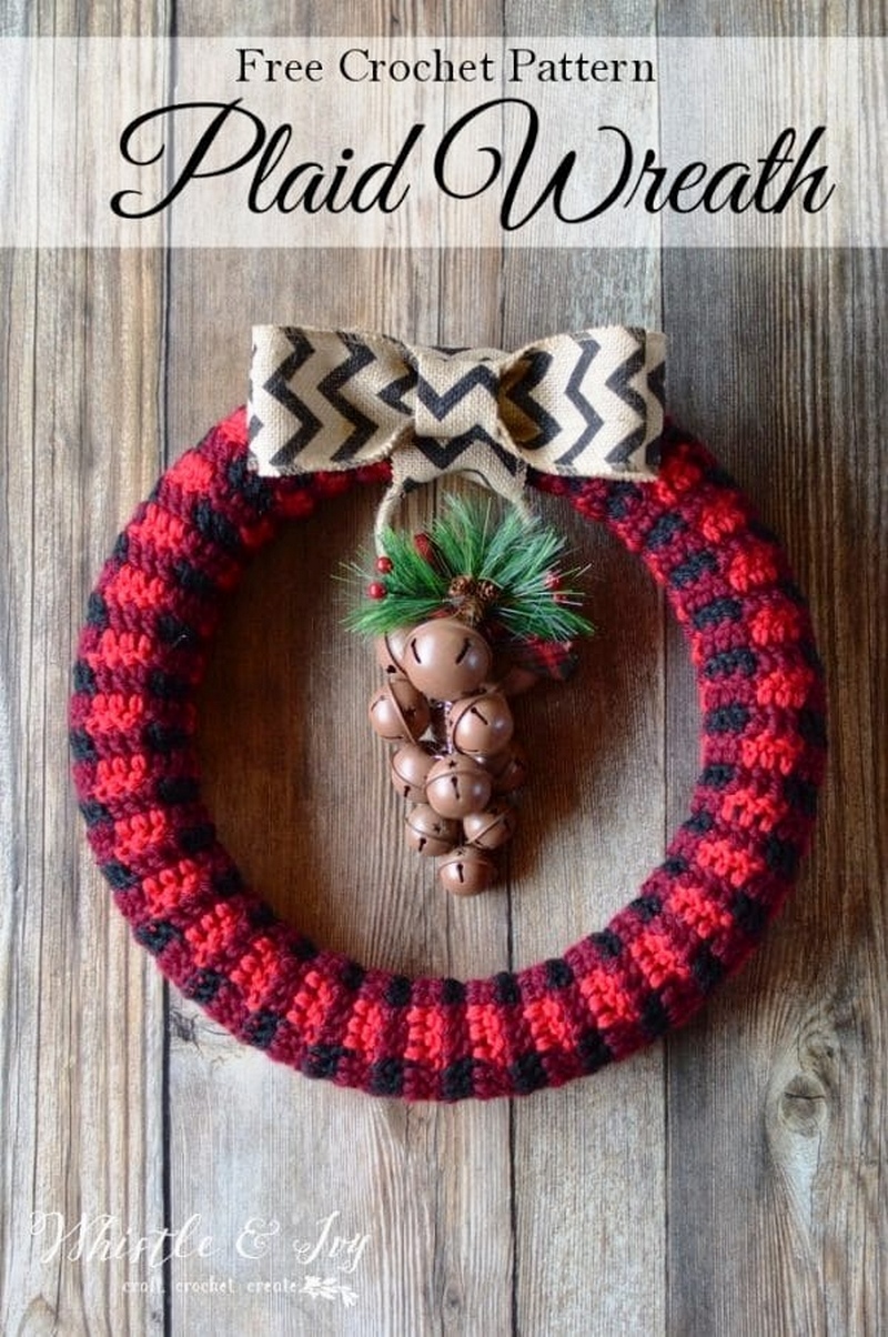 20 Easy & Free Crochet Wreath Patterns - Susie Harris