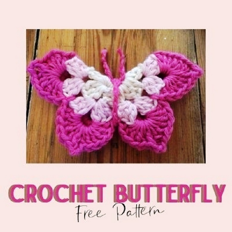 20 Easy & Free Crochet Butterfly Patterns - Susie Harris