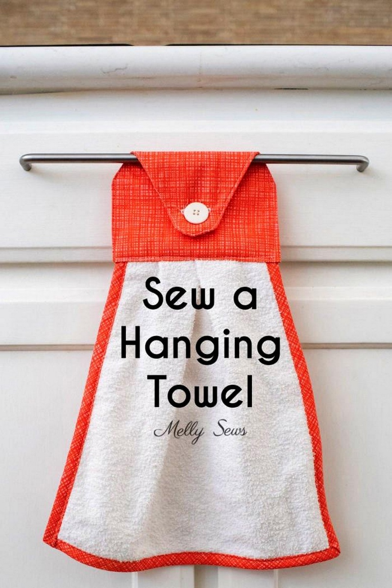20 Easy Hanging Tea Towels Easier Designs - Susie Harris