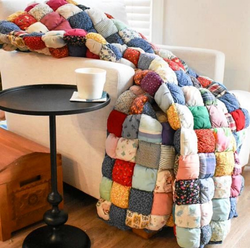 20 Super Easy Puff Quilt Ideas To Try This Winter - Susie Harris