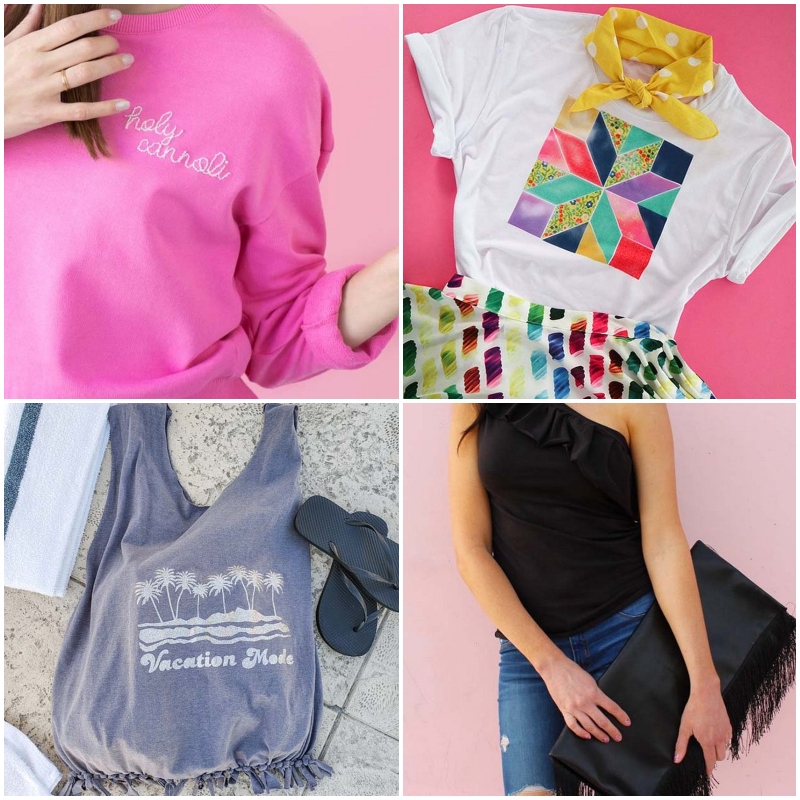 18 DIY T-Shirt Makeovers That's Look Pretty - Susie Harris