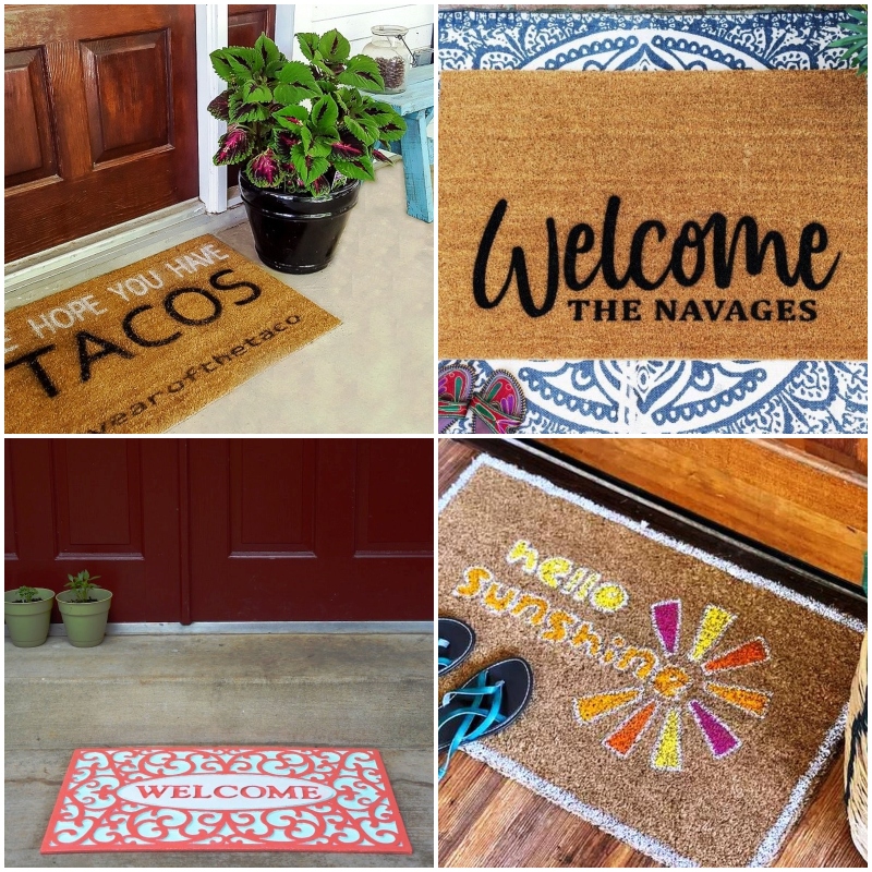 30 DIY Welcome Mats For Your Special Guest - Susie Harris