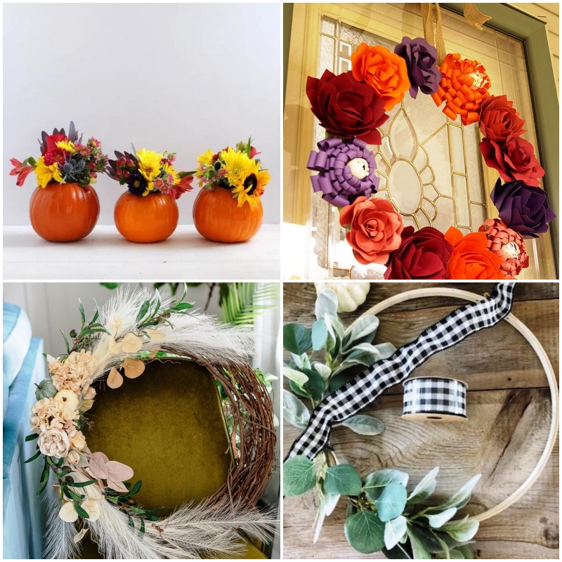 20 DIY Fall Rose Decor Ideas - Room Decoration - Susie Harris