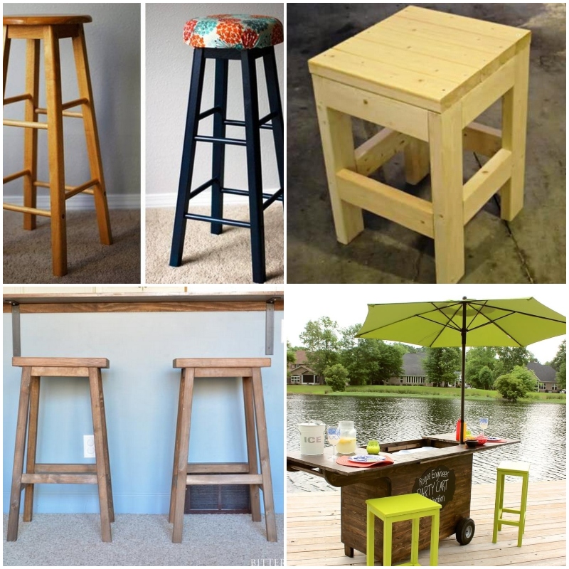 20 DIY Stool Ideas - Easy Stool Projects - Susie Harris
