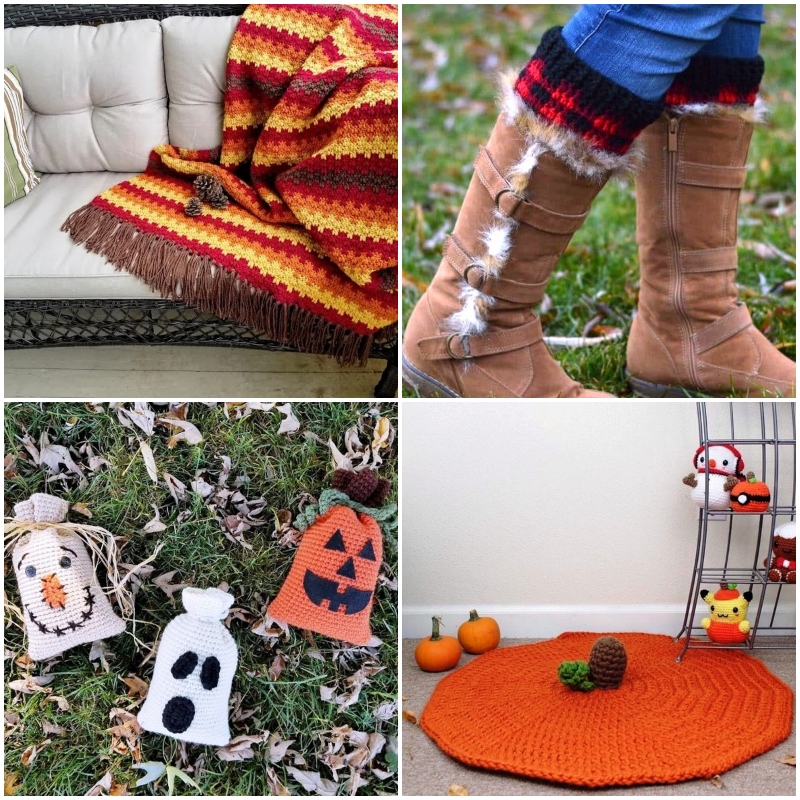 25 Free Fall Crochet Patterns Simple & Easy - Susie Harris