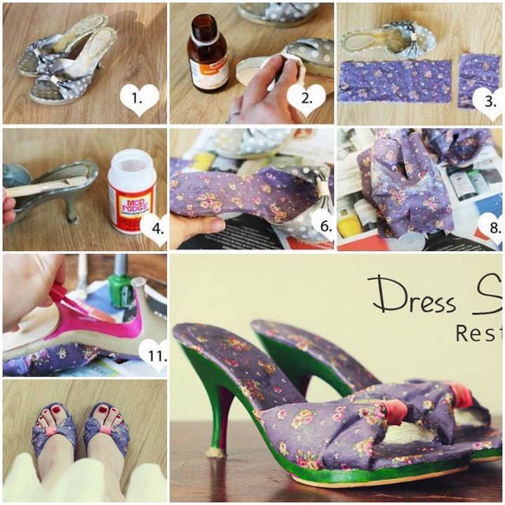 Top 20 DIY Refashion Shoe and Heel Ideas - Susie Harris