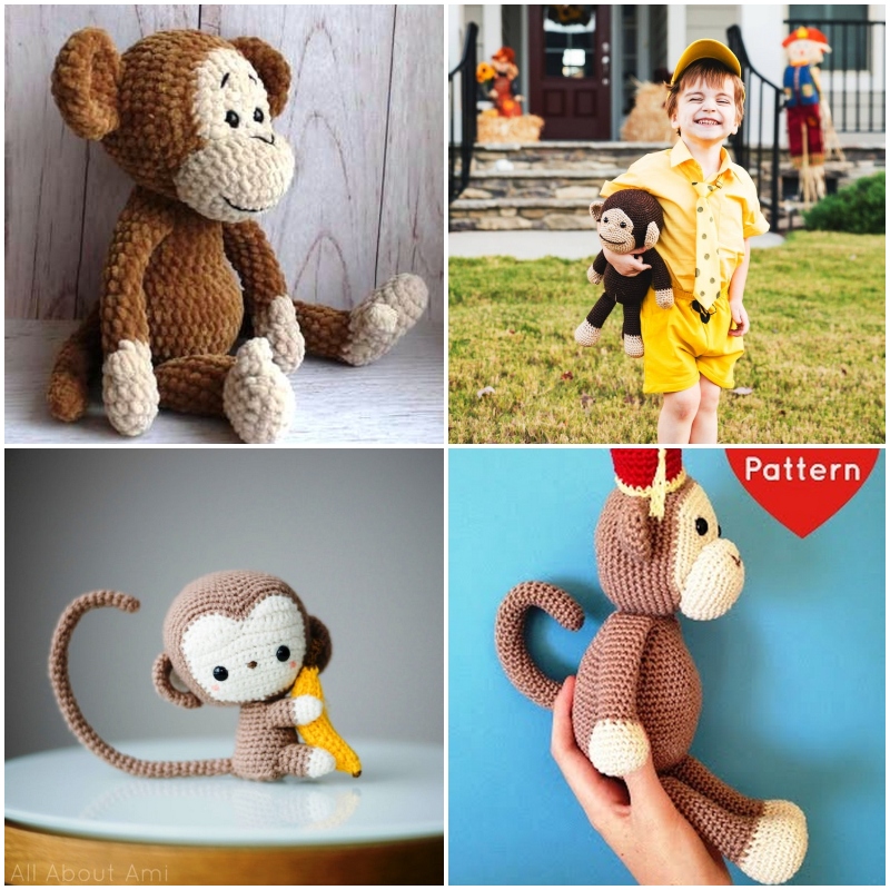 32 Free Monkey Crochet Patterns - Susie Harris