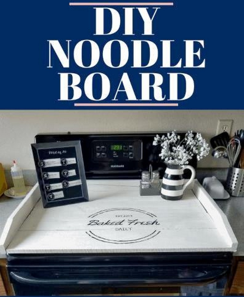 15 DIY Noodle Board Design Ideas - Susie Harris