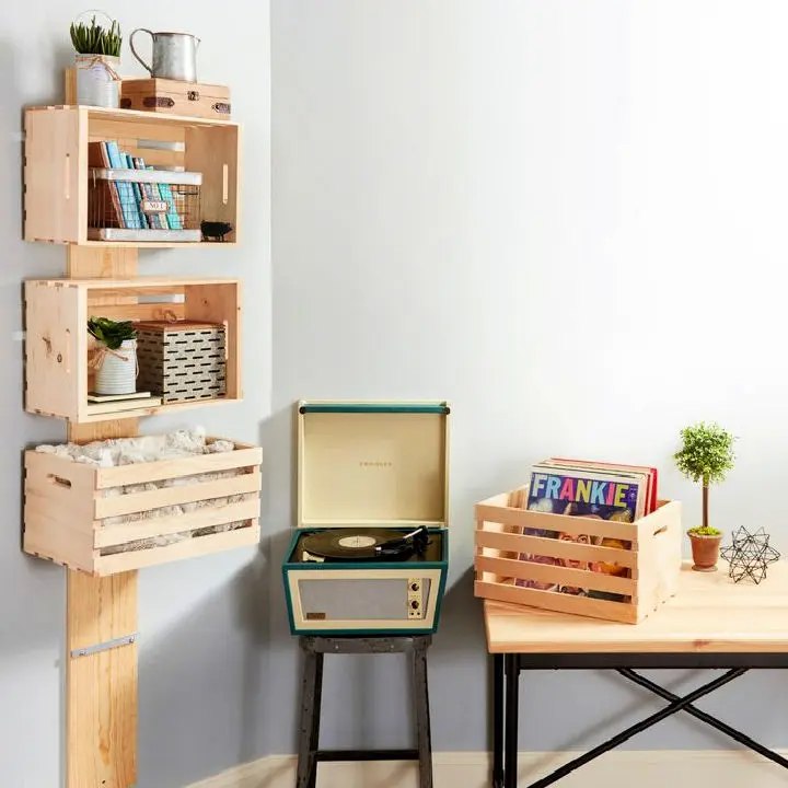 38 DIY Wooden Crate Ideas - Susie Harris