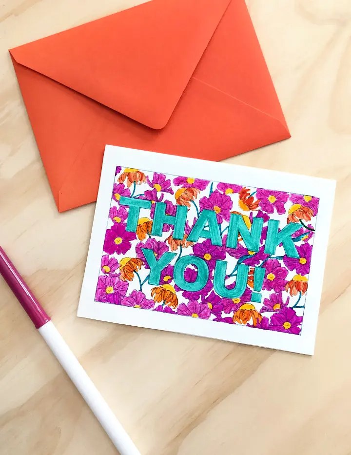 23 Thank You Card Ideas - Handmade - Susie Harris