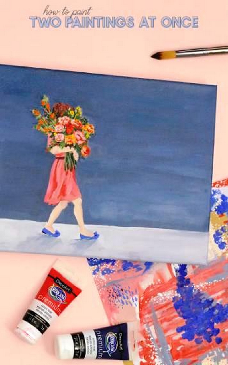 10 Beginner Easy Couple Paintings Projects - Susie Harris