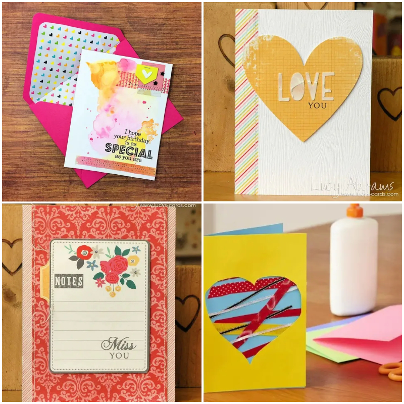 30 DIY Card Ideas - Fun and Easy to Make Ideas - Susie Harris