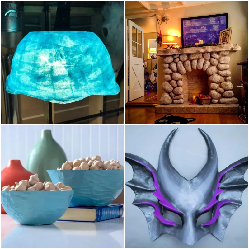 22 DIY Paper Mache Ideas Inspiration Projects - Susie Harris