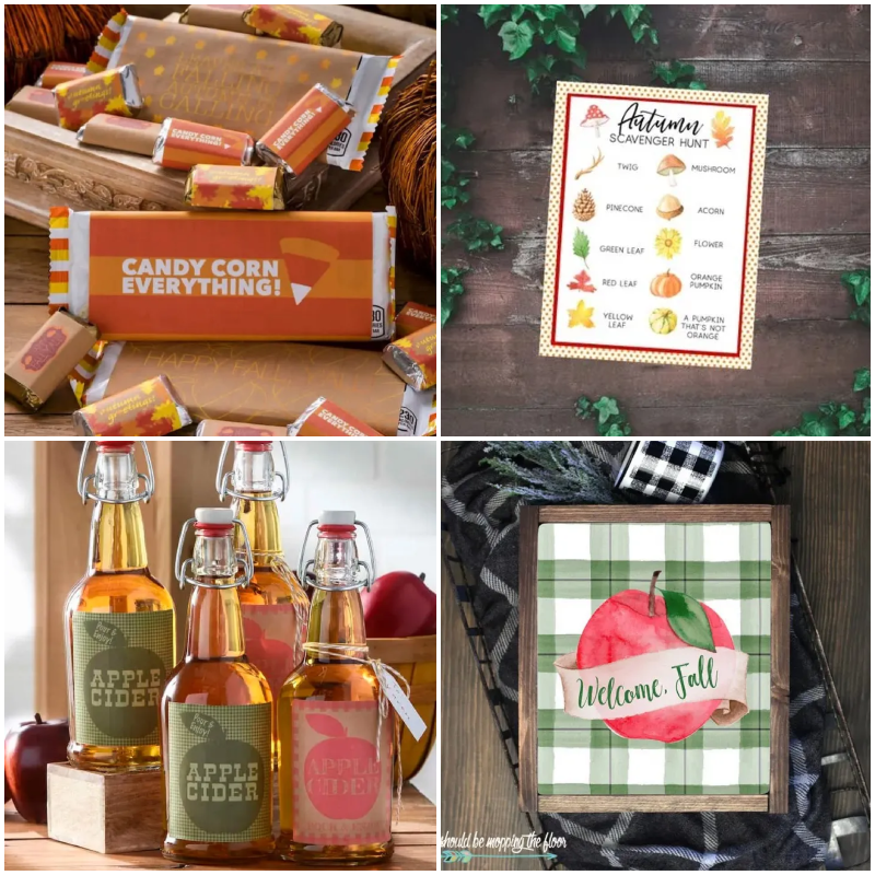 20 DIY Free Fall Printable Ideas - Susie Harris