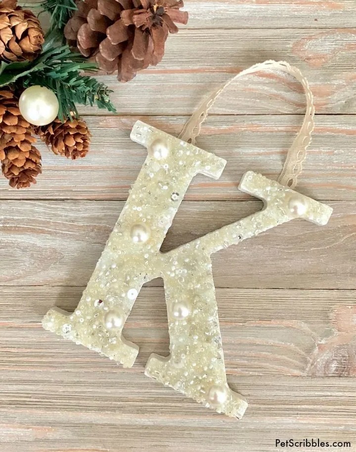 20 DIY Wood Letters Crafts - Susie Harris