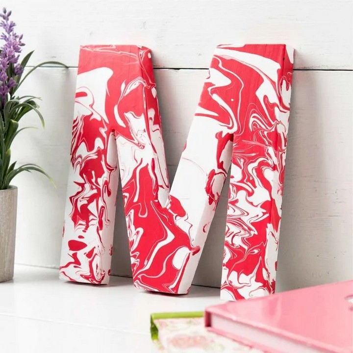 20 DIY Wood Letters Crafts - Susie Harris