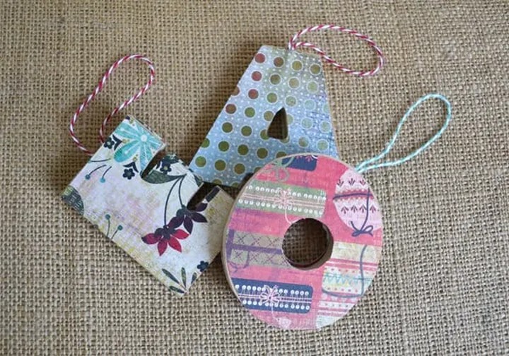 20 DIY Wood Letters Crafts - Susie Harris