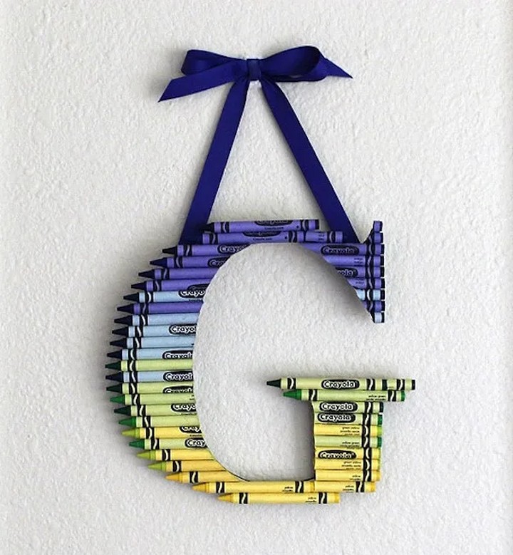 20 DIY Wood Letters Crafts - Susie Harris
