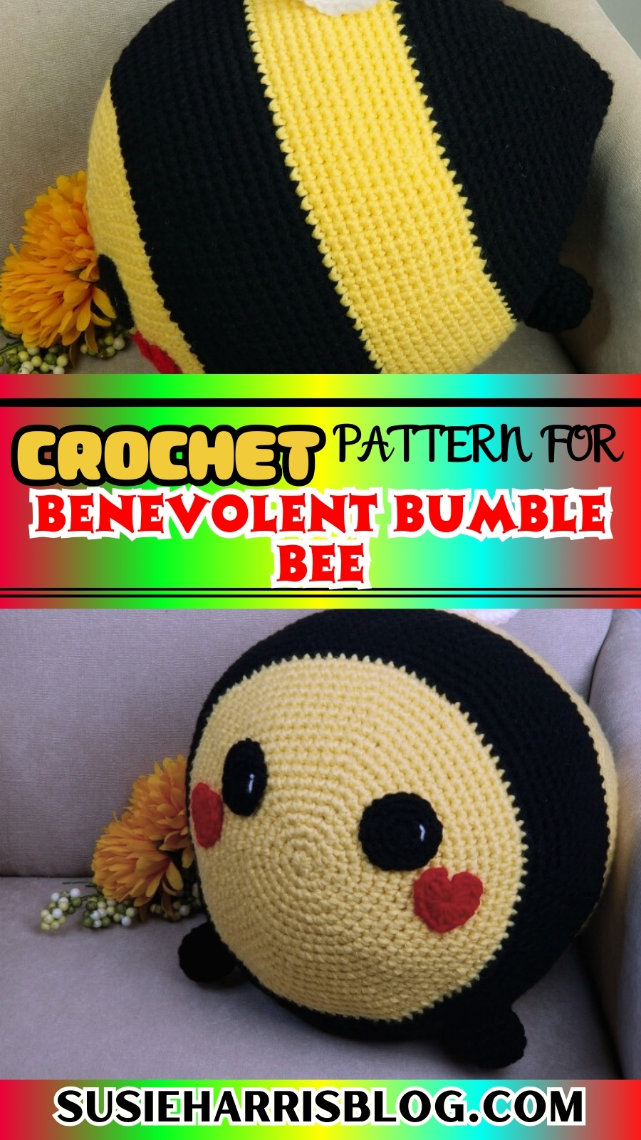 10 Crochet Bee Patterns - Susie Harris