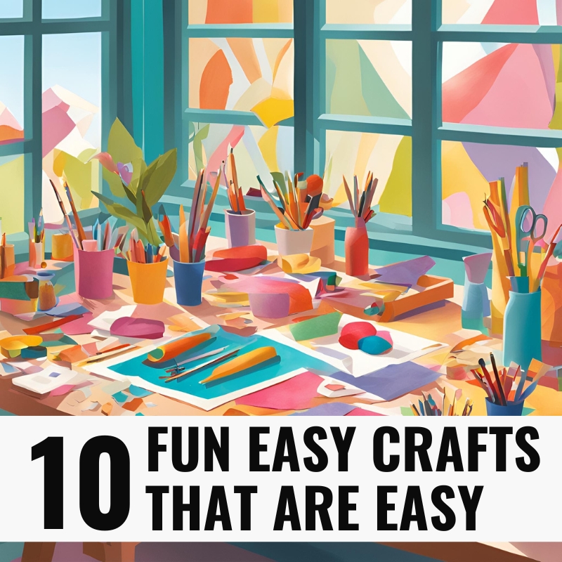 10 Fun Easy Crafts That Are Easy - Susie Harris