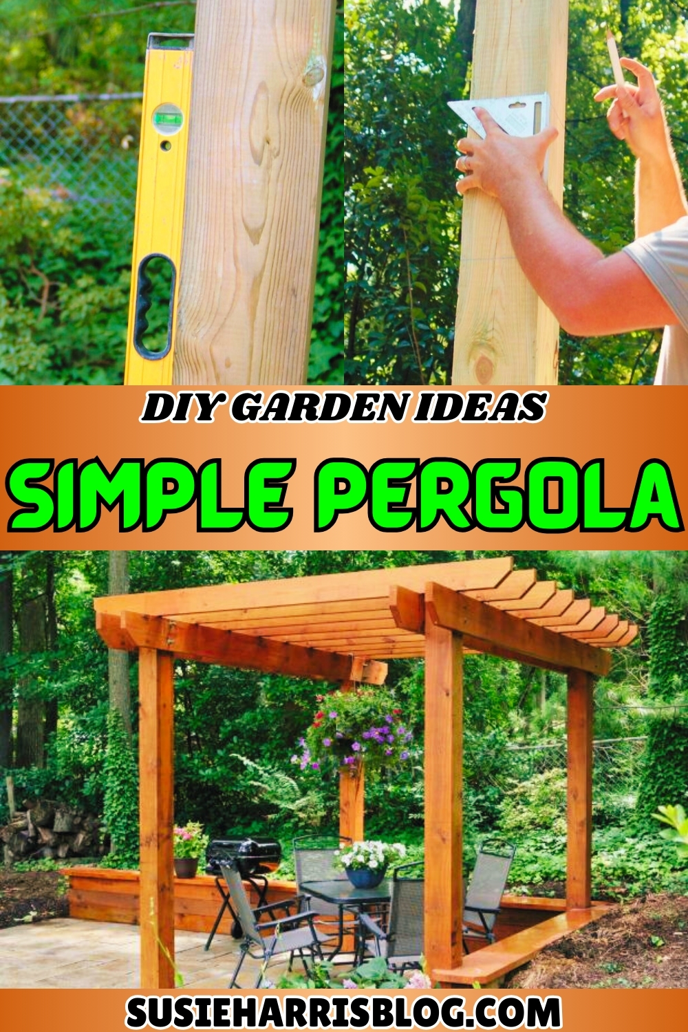 10 DIY Pergola Designs For Garden - Susie Harris
